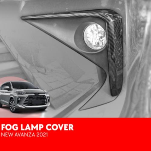 Jual Fog Lamp Cover Depan All New Avanza 2021/2022/2023 - CARBON ...