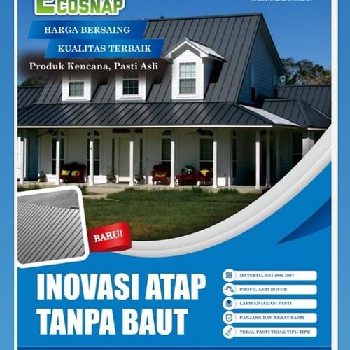 Jual Atap Ecosnap Kencana - Atap Baja Ringan Spandek Ecosnap 450 mm - 0.40mm - Kota Surabaya ...