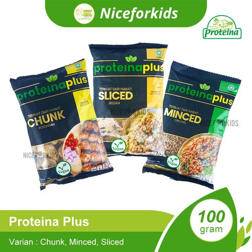 Jual Proteina Plus Chunk 100GR / Minced / Sliced / Daging Nabati ...