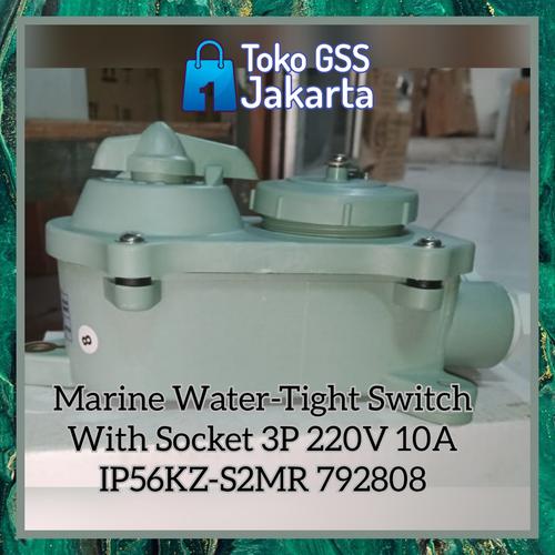Jual Marine Water-Tight Switch With Socket 3P 220V 10A IP56KZ-S2MR ...