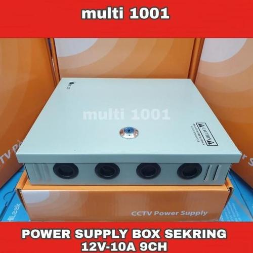 Jual TERJANGKAU POWER SUPPLY BOX 12V 10A CCTV WISATATI - Jakarta Pusat - wisa tati | Tokopedia