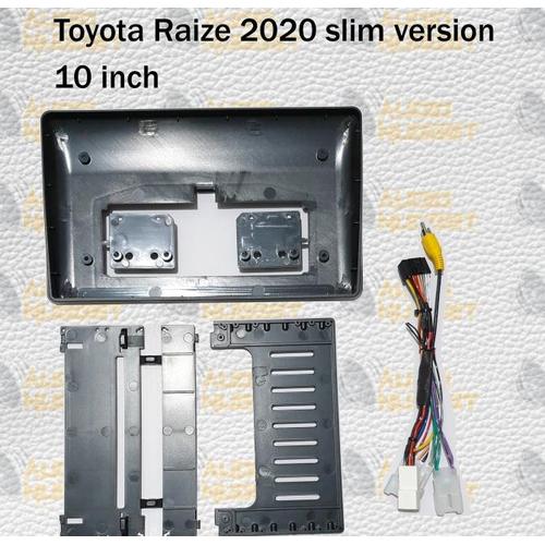 Jual Frame head unit android Toyota Raize 2020 slim version 10 inch + soket - Jakarta Selatan ...