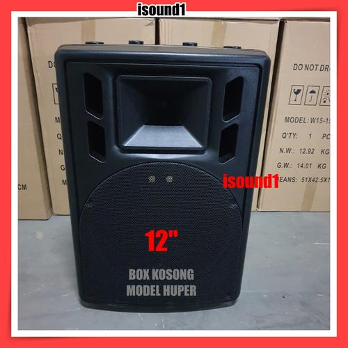 Jual Box speaker fiber plastik 12 inch model HUPER import box kosong ...