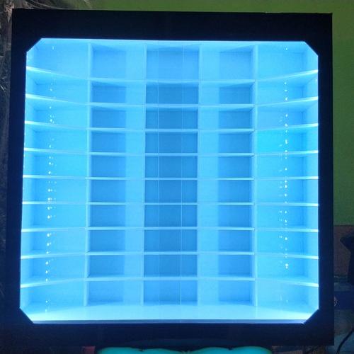 Jual Rak Hotwheels Display Akrilik isi 50 Lampu LED RGB Dan Remote ...