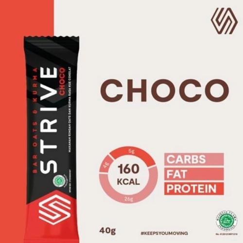 Jual STRIVE ENERGY BARS 1 BOX 6 Pcs Bar Energi Healthy Oat Sport Snack ...