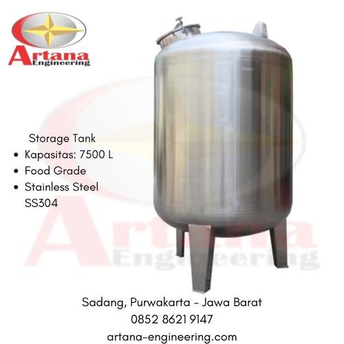 Jual Tangki Penyimpanan / Storage Tank 7500 Liter Food Grade - Kab ...