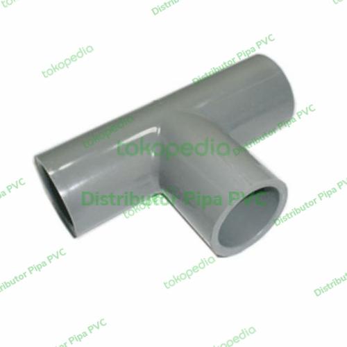 Jual Tee PVC 2 inch AW T Sambung Fitting Paralon PVC Pipa PVC - Jakarta ...