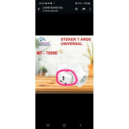 Jual Steker T Arde Wanpro Universal Lampu Mikotek MT-7899E SNI / Terminal - Jakarta Barat - CV ...