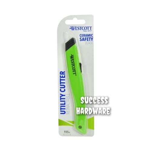 Jual WESTCOTT CUTTER CERAMIC BLADE RETRACTABLE/CUTTER SAFETY CERAMIC ...