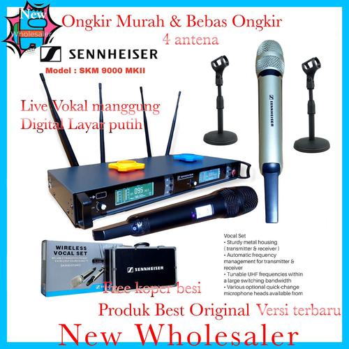 Jual Mic wireless Tanpa kabel Sennheisier Skm9000 mk2 original manggung ...