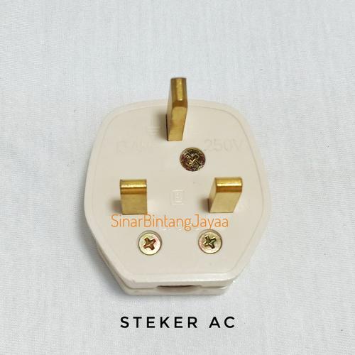 Jual BROCO Steker AC kaki 3 7110 / Colokan AC Kaki 3 BROCO 7110 Steker ...