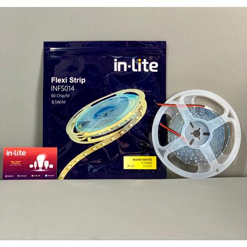 Jual FLEXI STRIP LIGHT LED INLITE 60 CHIP/M 8.5W/M IP20 DC 12V ...