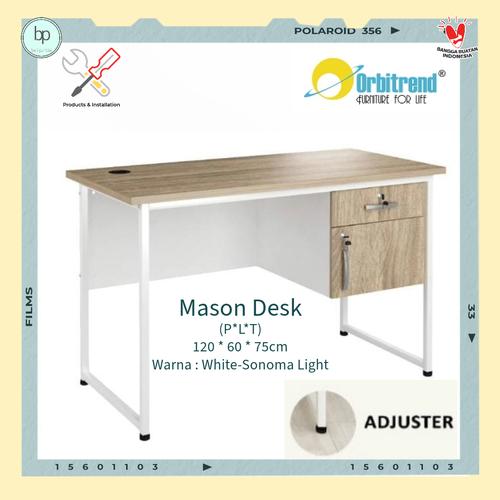 Jual Meja Orbitrend Mason-Meja Kerja 1/2 Biro (120x60x75)-BeliPartisi ...