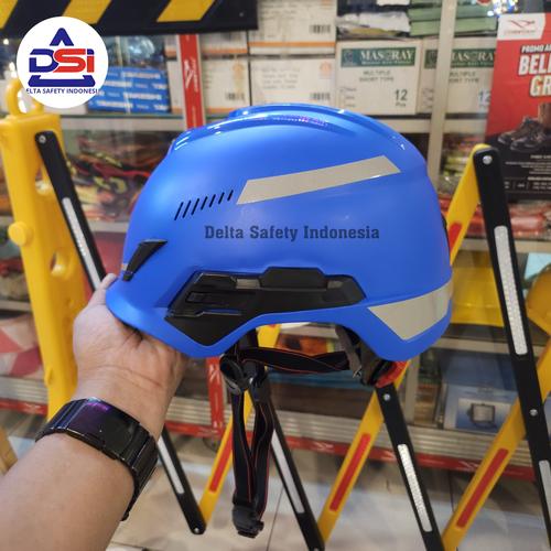 Jual MSA VGARD H1 Biru Lokal Safety Helmet Rescue Climbing MSA Helm ...
