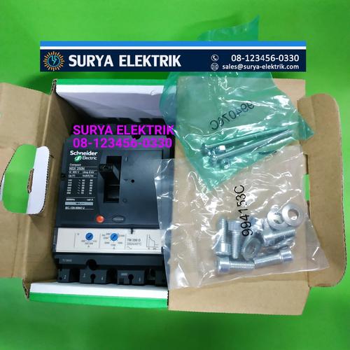 Jual mcb mccb breaker schneider nsx250n 250 a ampere 3 phase 3 p ...