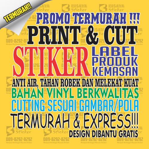 Jual Stiker, Sticker, Stiker Label, Sticker Label, Stiker Produk ...