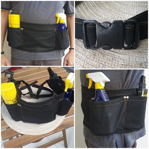Jual Cleaning Service Belt Apron Waiters Sabuk Office Boy Caddy Bag ...