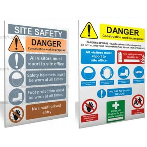 Jual sign papan K3 gambar proyek keamanan safety warning 100cm - Kota ...