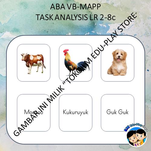 Jual Kartu ABA VB-MAPP Task Analysis Listener Responding 2 (8c ...