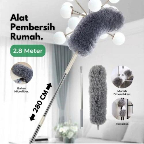 Jual Komoceng Microfiber Kemoceng Bisa Tekuk Gagang Panjang Alat ...