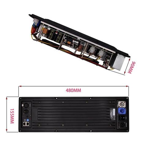 Jual WR001 2000W2x800W four channel Class D power amplifier module ...