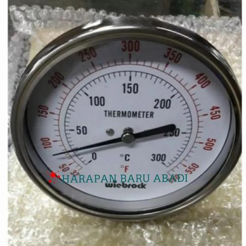 Jual Thermometer Gauge Stainless Model Payung 4" inch 300°C ( Derajat ...