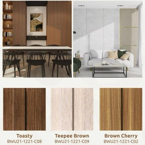 Jual BALIAN C Wallpanel Kisi Kisi Solid Rectangle Double High Bar ...