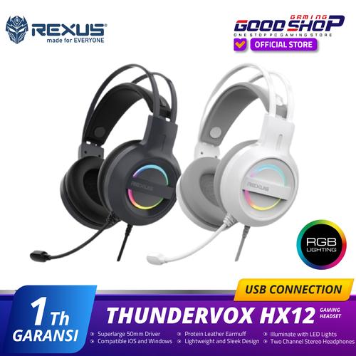 Jual Rexus Headset Gaming Thundervox HX12 - Putih - Jakarta Pusat ...