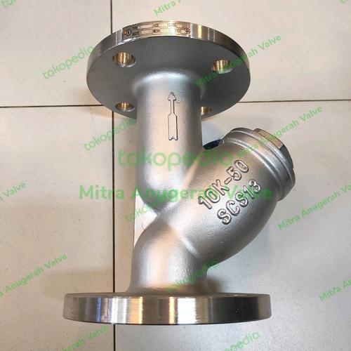 Jual Y Strainer Stainless SS304 JIS 10K Flange 2"inch - DN50 - Jakarta ...
