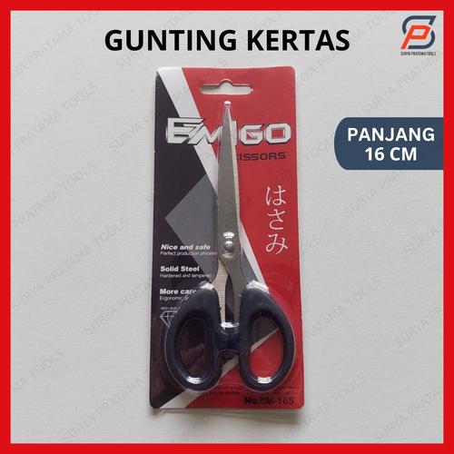 Jual GUNTING STAINLESS KERTAS 16 CM UKURAN TANGGUNG SEDANG 6" INCH INCI ...