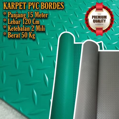 Jual KARPET KARET PVC BORDES JUAL METERAN DAN ROLL FULL - Hitam, PER ...
