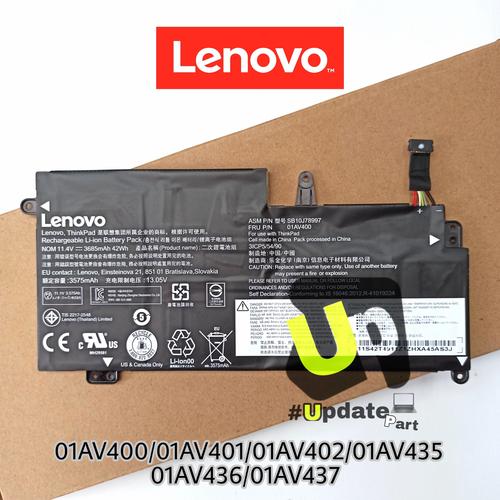 Jual Baterai Lenovo Thinkpad 13 S2 ChromeBook Gen 2 01AV400 01AV401 ...