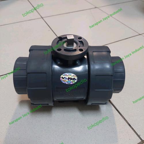 Jual Ball Valve Union PVC Mounting Pad / Stop Kran PVC Mounting Pad 2 ...