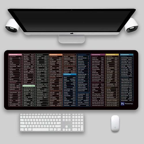 Jual Mousepad Shortcut Oversize Key Pattern Computer Accessory Gaming ...