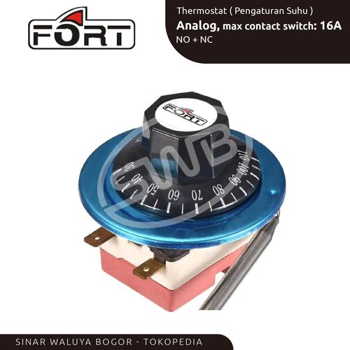 Jual Thermostat Analog (Pengatur Suhu) FORT max contact switch 16A NO ...
