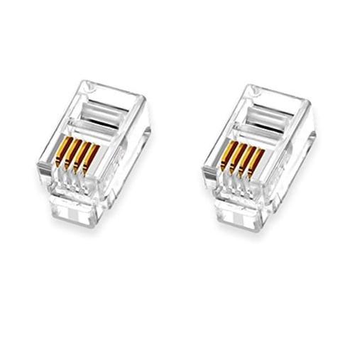 Jual Konektor Telp RJ9 RJ10 RJ22 Connector Line RJ 9 RJ 10 RJ 22 4PIN ...