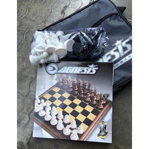Jual Chess Set Deluxe Agnesis | Catur Agnesis Plastik Plus Tas ...