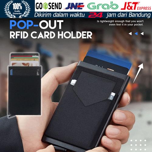 Jual Dompet Kartu Slim Anti RFID/ Metal Credit Card Wallet Holder Anti ...