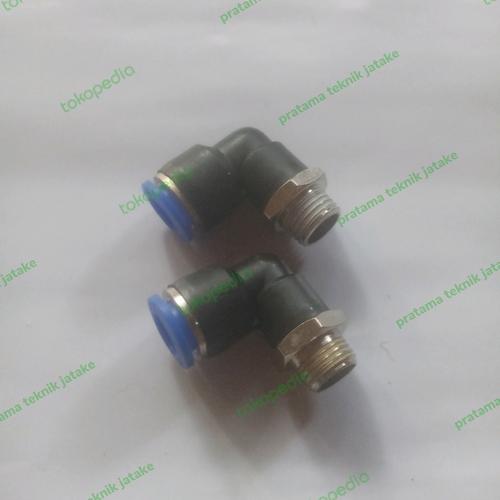 Jual Nepel fitting angin pneumatic elbow selang 10mm drat 1/8 inch - Kota Tangerang - pratama ...