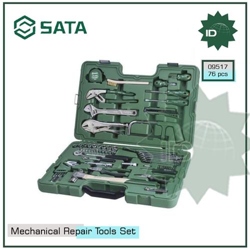 Jual TOOL KIT SET MEKANIK 76 Pc MECHANICAL REPAIR TOOL SET 09517 SATA ...