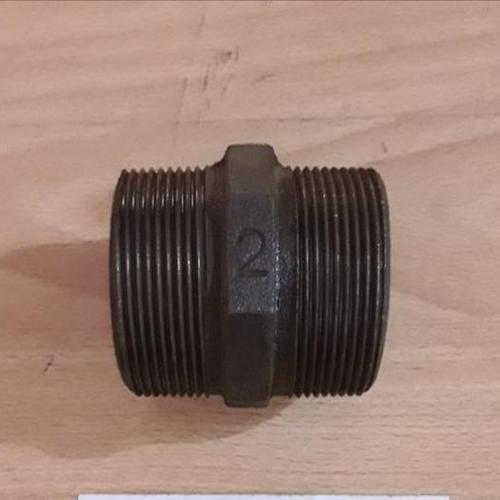 Jual double nepel besi hitam drat 2" inch / double nepple steam tsp ...