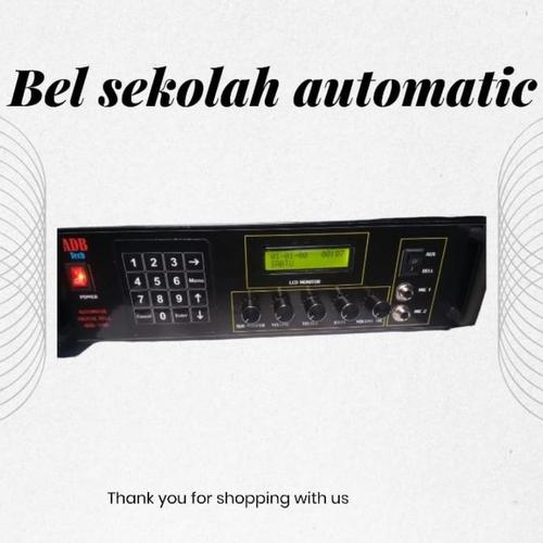 Jual Bell Sekolah Automatic | Bel Sekolah Otomatis | Amplifier Sekolah - Kota Bogor - graybar ...