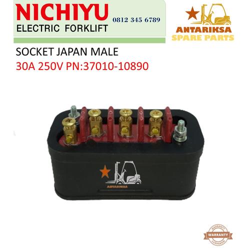 Jual Socket Jepang Charger 37010-10890 Male Nichiyu Forklift Electric ...