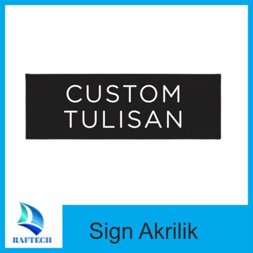 Jual Custom Sign Nama Ruangan | Custom Tulisan Sign Board Akrilik ...