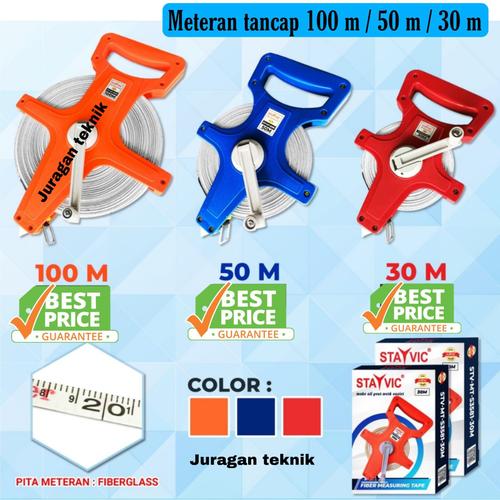Jual METERAN ROL MODEL TANCAP ( 30 METER - 50 METER - 100 METER ...