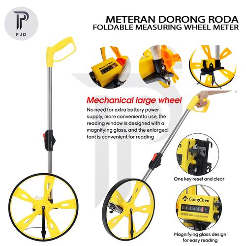 Jual Meteran Dorong Roda Foldable / Measuring Wheel Meter/Alat Ukur ...