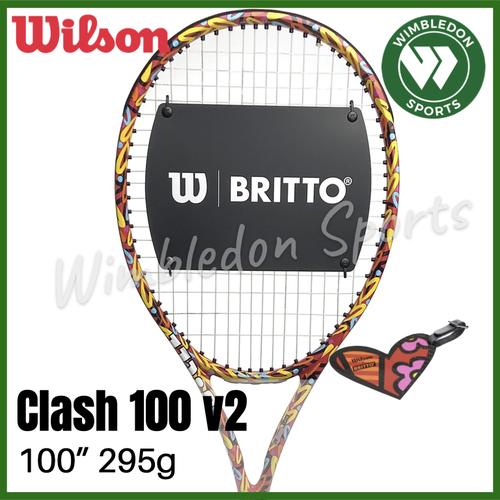 Jual Raket Wilson x BRITTO CLASH 100 v2 /Wilson BRITTO HEARTS Clash ...