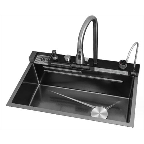 Jual KITCHEN SINK LUXURY 7545 PIANO BLACK/BAK CUCI PIRING MODERN ...