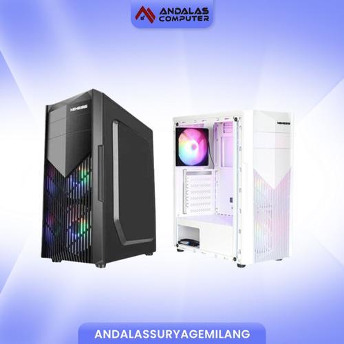 Promo Casing PC Komputer Gaming NYK Nemesis T10 Scylla Black White ...