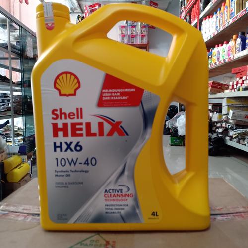 Jual OLI MESIN SHELL HELIX HX6 10W40 4LITER - Kota Semarang - Gajah ...